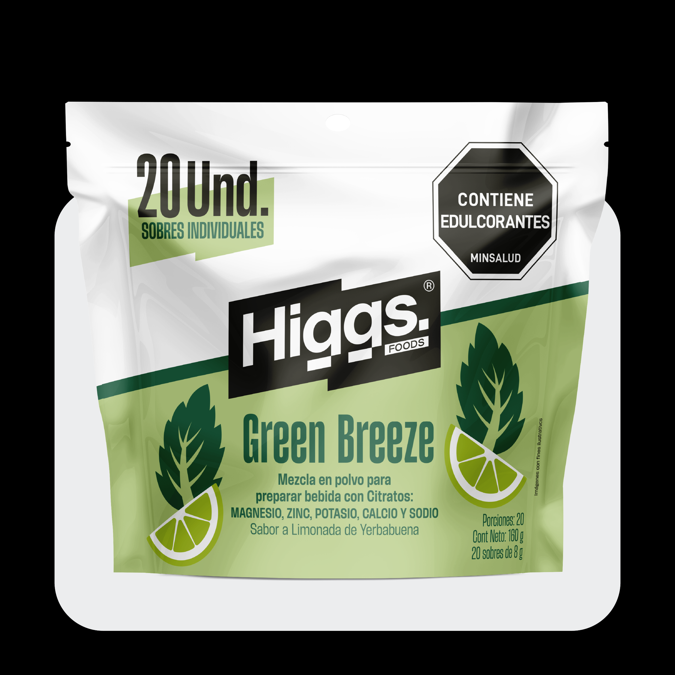 Pack x20 unidades - Green Breeze – Higgs Foods